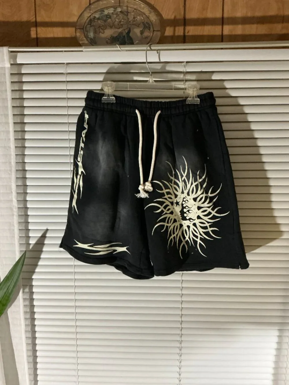 Hellstar | Shorts | Black Hellstar Sweat Shorts | Poshmark
